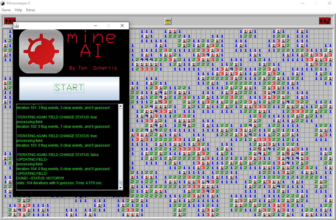 Minesweeper AI – Tom Scherlis